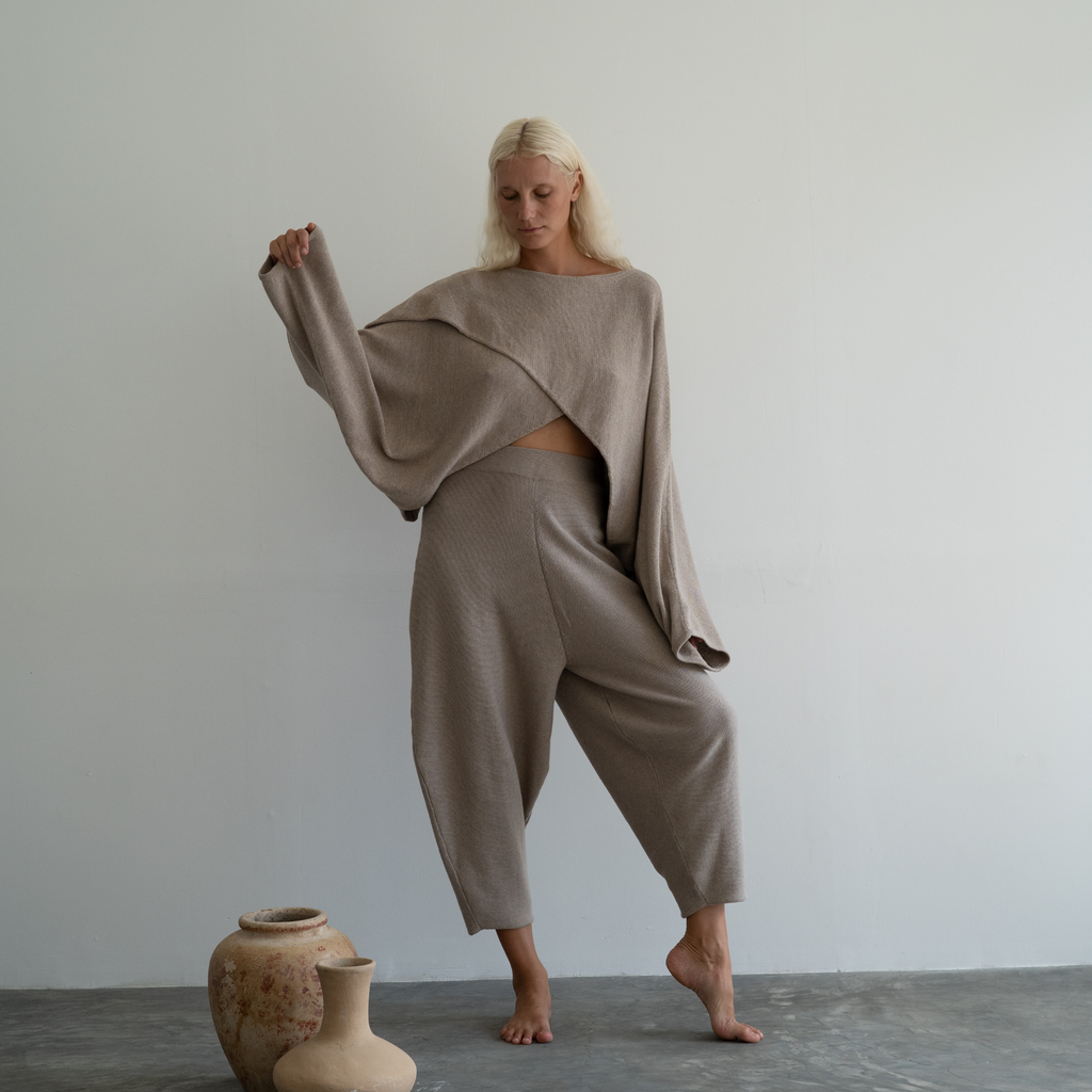 Avy and Co | ELKE Knit Volume Pant – avyandco