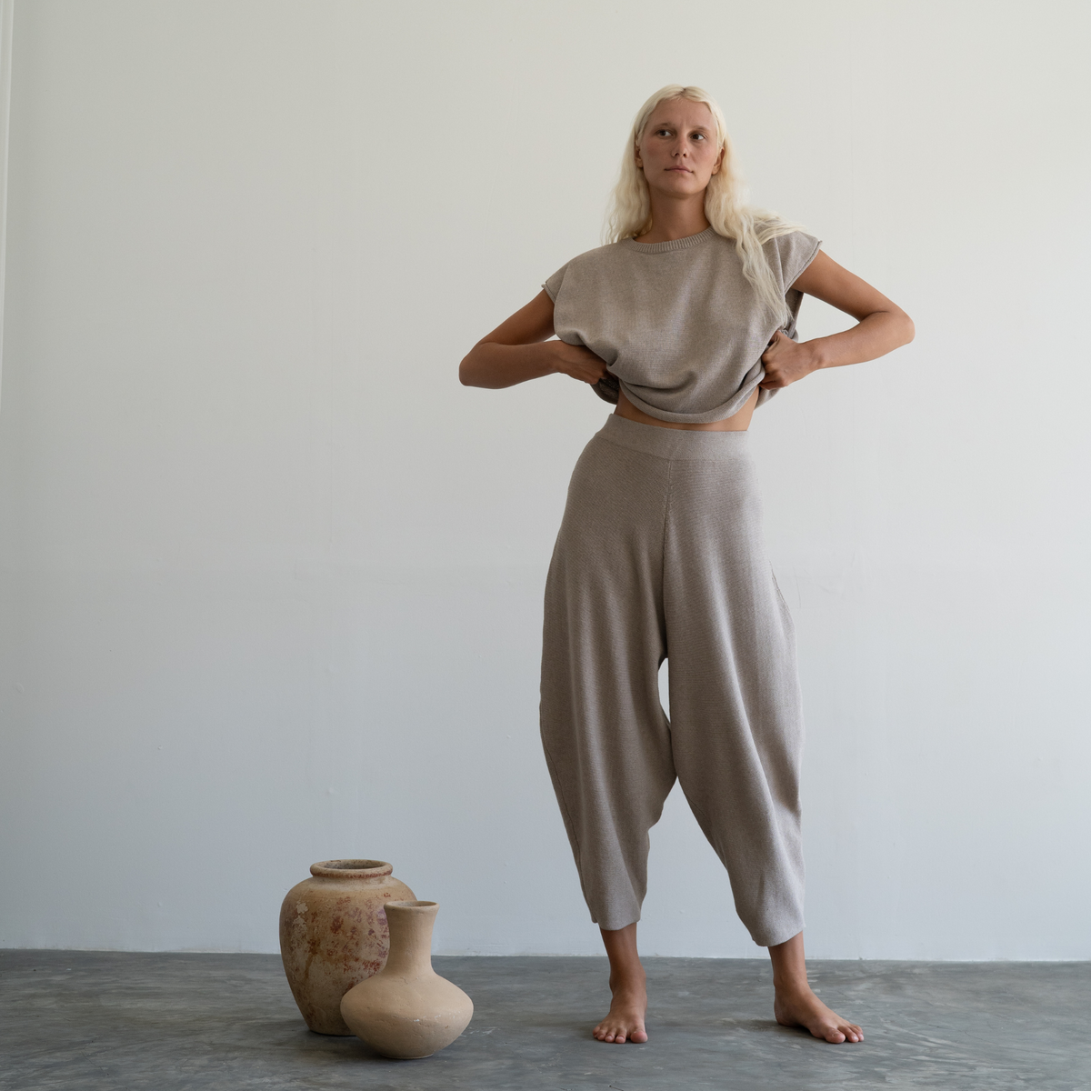 Avy and Co | ELKE Knit Volume Pant – avyandco